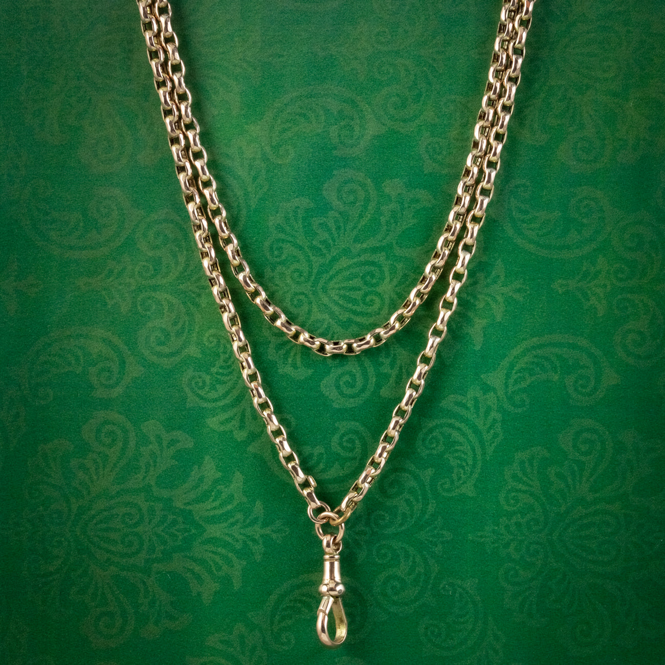 Antique Victorian Guard Chain Necklace 9ct Gold Circa 1900 – Laurelle ...