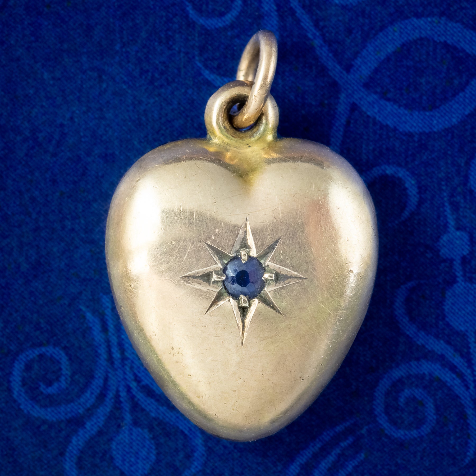 Antique Victorian Iolite Heart Pendant 9ct Gold – Laurelle Antique ...