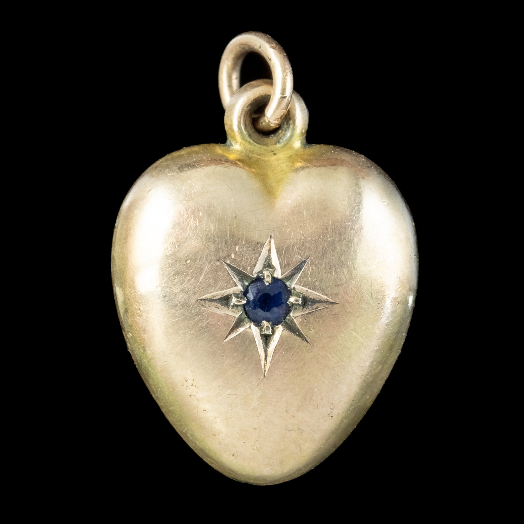Antique Victorian Iolite Heart Pendant 9ct Gold – Laurelle Antique ...