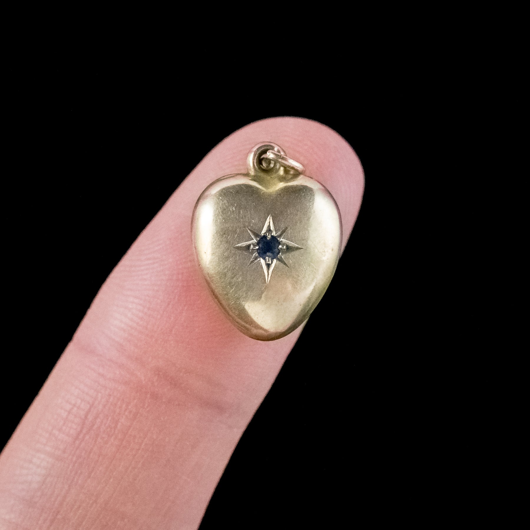 Antique Victorian Iolite Heart Pendant 9ct Gold – Laurelle Antique ...