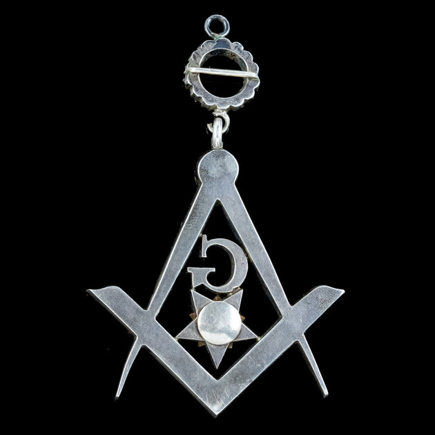 Antique Victorian Paste Freemasons Pendant Silver Circa 1860 – Laurelle ...