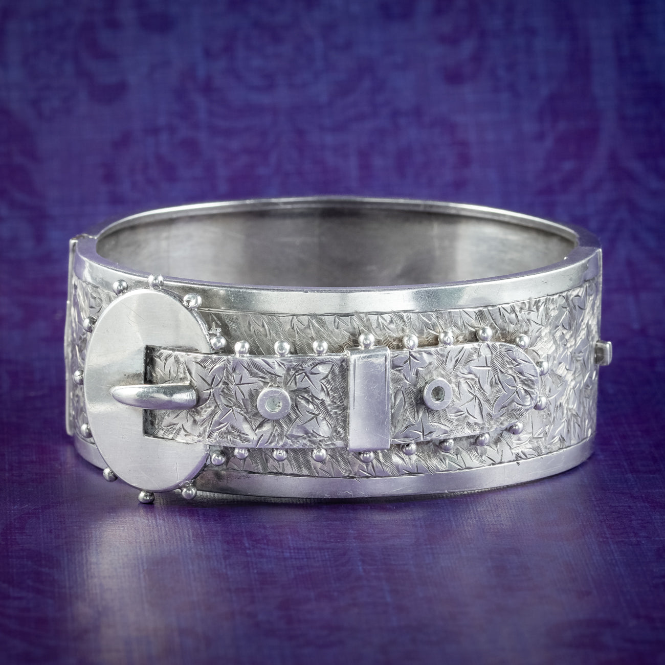Antique Victorian Silver Buckle Cuff Bangle – Laurelle Antique Jewellery