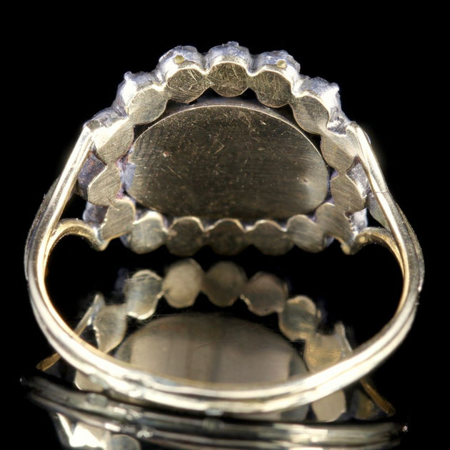 Antique Georgian Flat Cut Garnet Diamond Ring Circa 1750 – Laurelle ...
