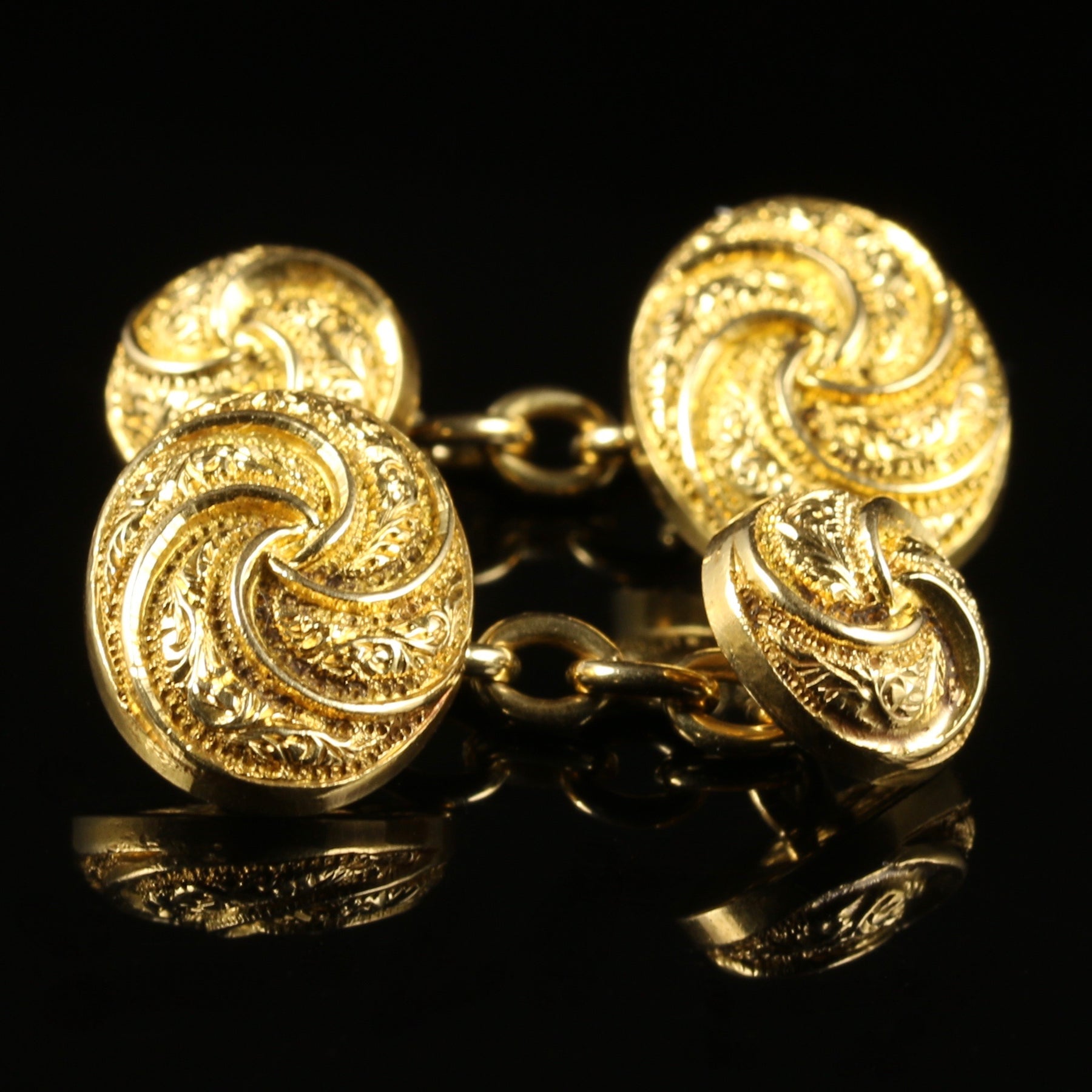 Antique Victorian 18Ct Gold Double Cufflinks Circa 1900 – Laurelle ...