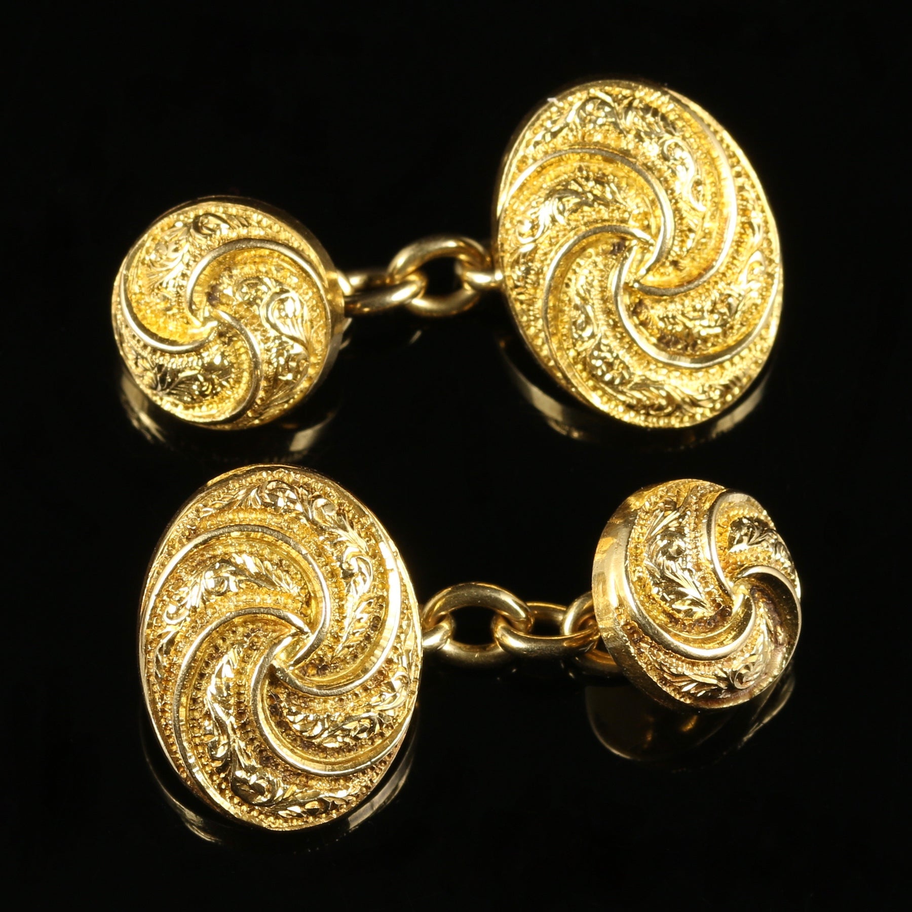 Antique Victorian 18Ct Gold Double Cufflinks Circa 1900 – Laurelle ...