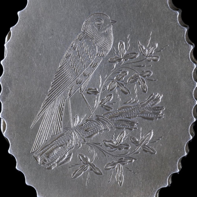 Antique Victorian Bird Locket Sterling Silver Birmingham Circa 1900 ...