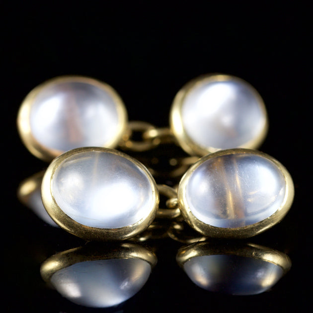 Antique Victorian Moonstone Double Cufflinks 18ct Circa 1900 – Laurelle ...