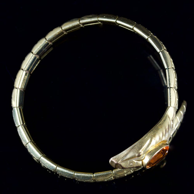 Antique Victorian Snake Bangle Paste Stone Circa 1900 – Laurelle ...