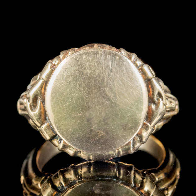 Georgian Style Memento Mori Diamond Skull Locket Ring 18ct Gold ...