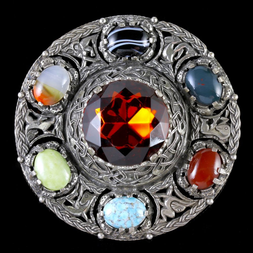 Large Scottish Miracle Costume Brooch Circa 1950 – Laurelle Antique ...