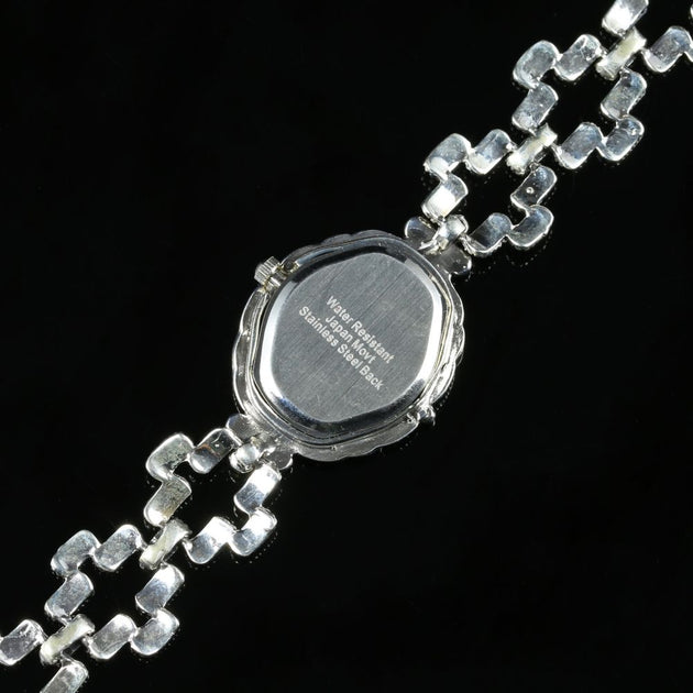Marcasite Silver Watch – Laurelle Antique Jewellery