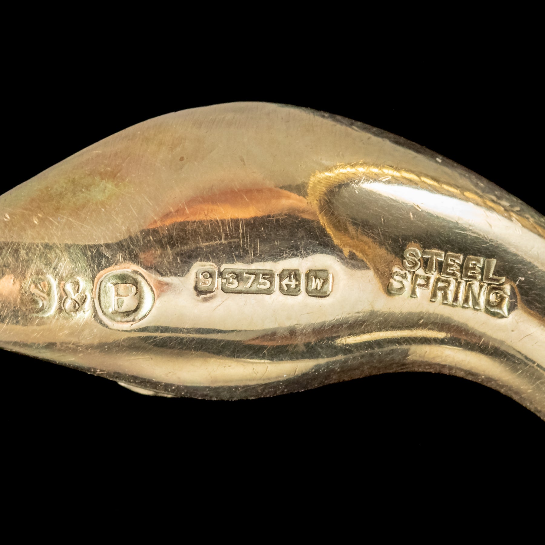 Vintage 9ct Gold Snake Bangle Ruby Eyes Smith And Pepper Dated 1971 ...