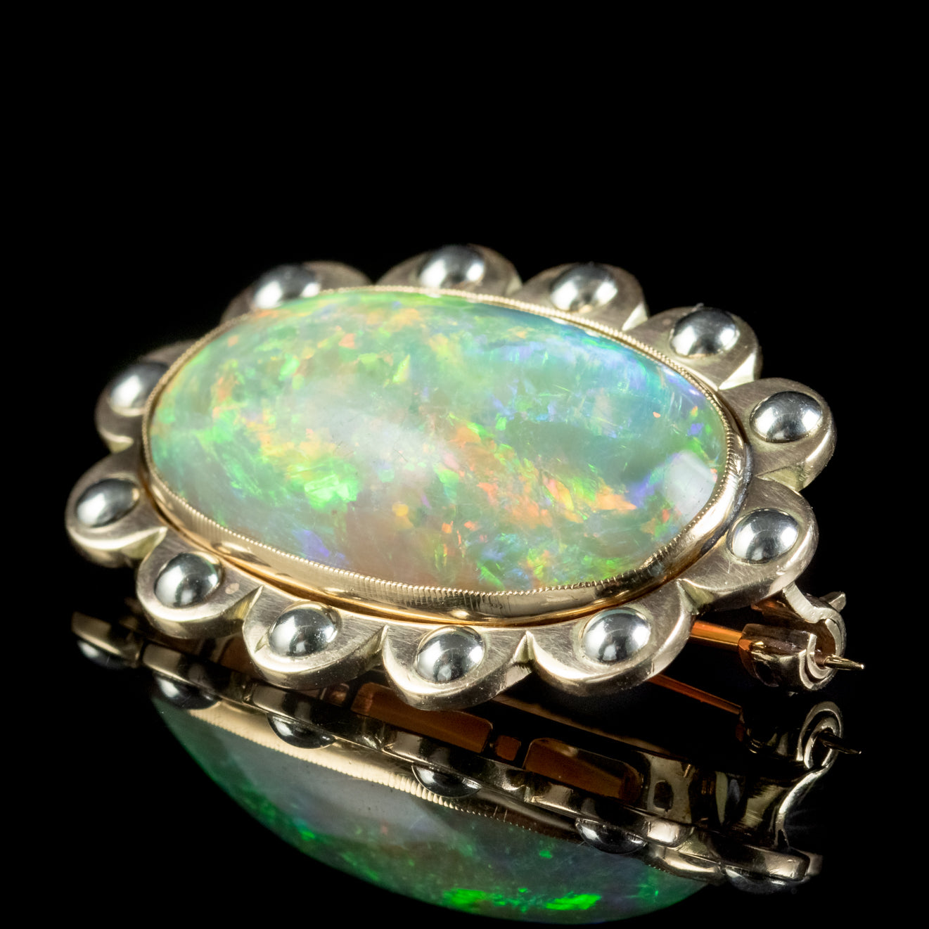 Vintage Natural Opal Brooch 15ct Opal Circa 1930 Boxed – Laurelle ...